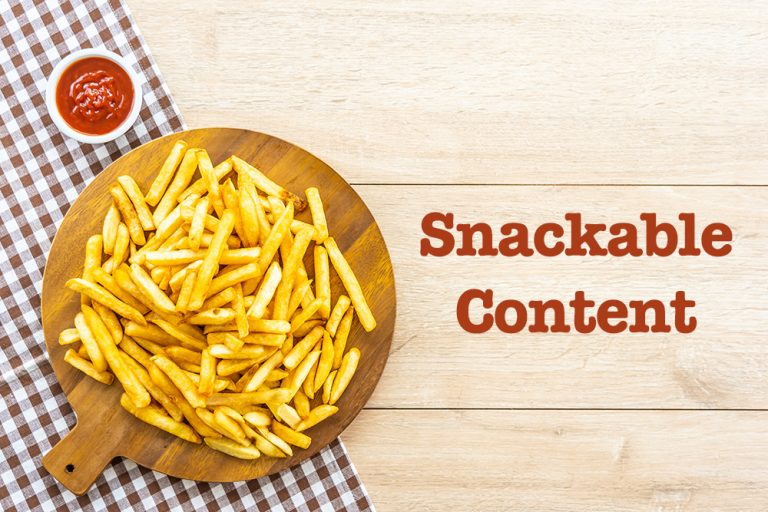 Dicas para um conteúdo "Snackable" - ClipCom - Blog